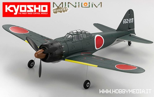 Kyosho: Aeromodello Minium Warbird A6M5 Zero ARF, RTF - Modellismo HobbyMedia