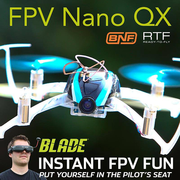 Blade Fpv Nano Qx Rtf E Bnf Con Sistema Fpv Hobbymedia