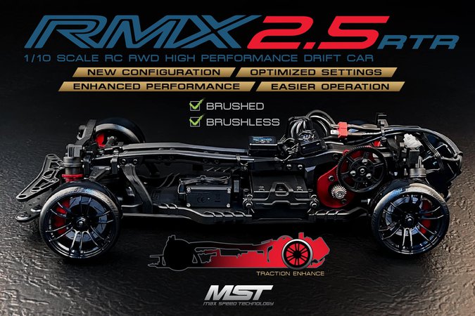 MST: RMX 2.5 RTR - Nuovo automodello da drift - Modellismo HobbyMedia